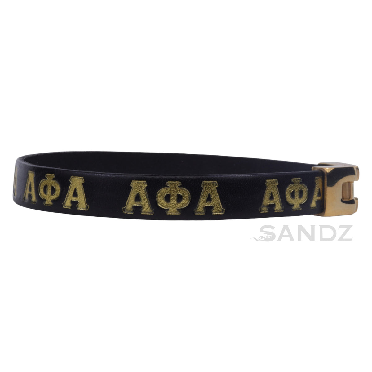 Alpha Phi Alpha Fraternity 10mm flat bracelet – SANDZ